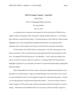 Bus 1 - bus 210 week 1 asignment - Module 1 Journal Aria Anne Business ...