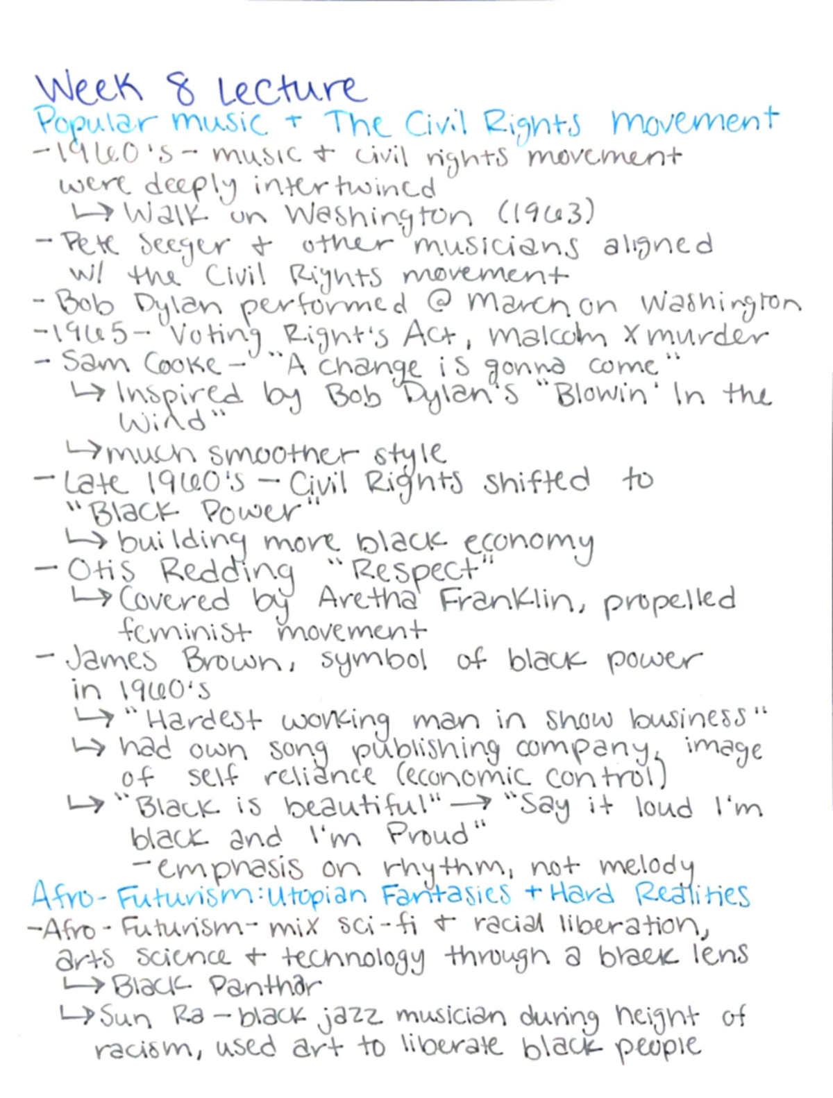 Week 8 Lecture And Assigned Reading Notes Week 8 Lecture Popular