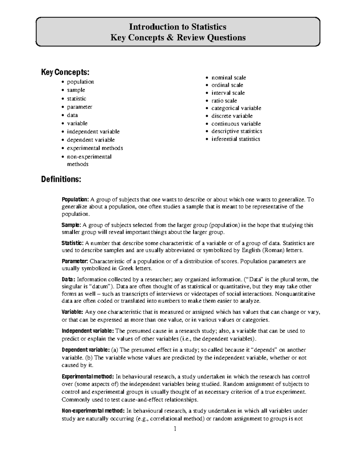 Week 2 Key Concepts Review Questions Activities Solutions Updated - Key ...