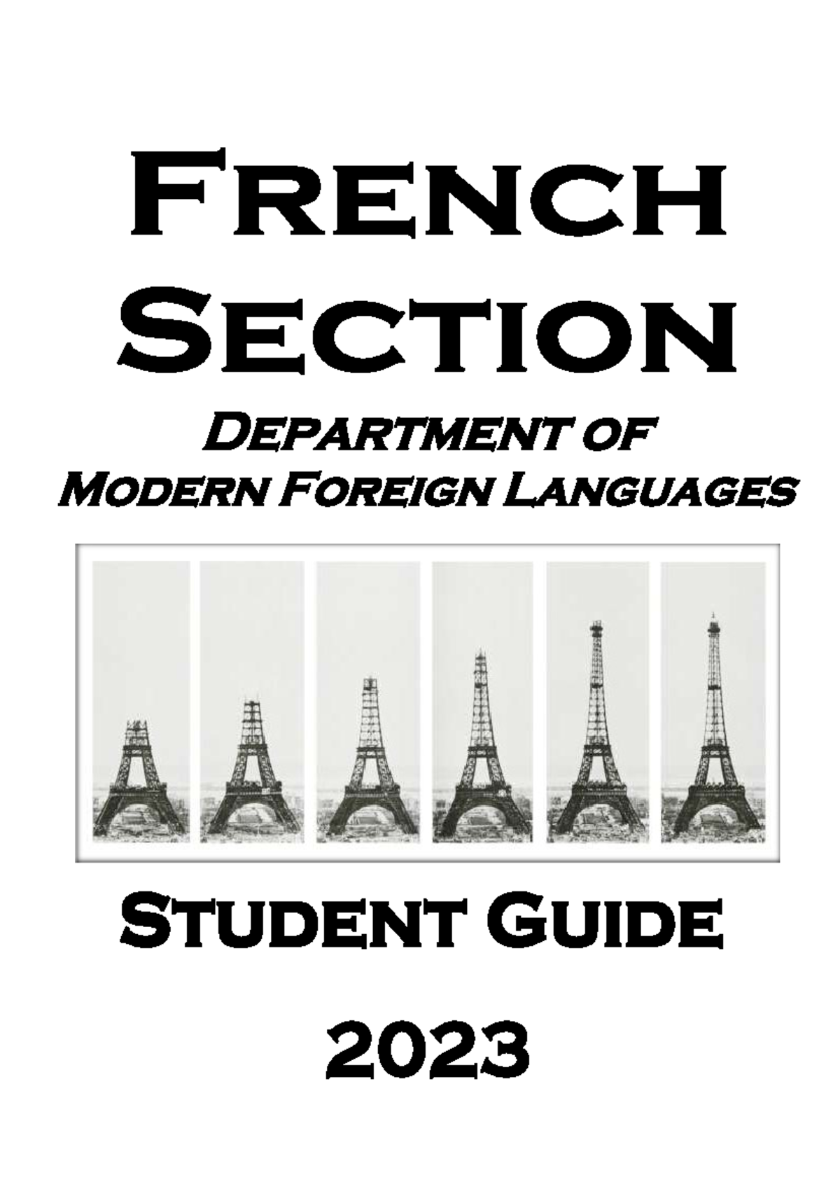 French 188 Module Outline - FRENCH IN THE FACULTY OF ARTS AND SOCIAL ...