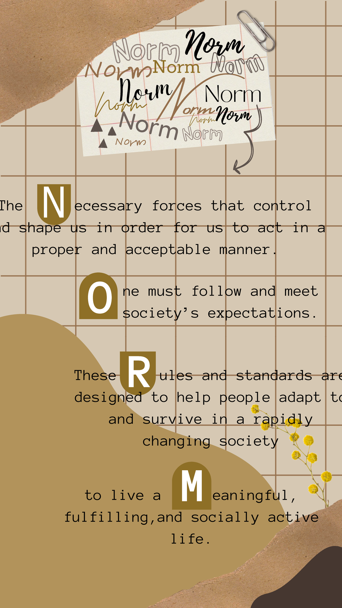 norms- normssssssssss - O N Norm Norm Norm N orm R M Norm Norm Norm ...