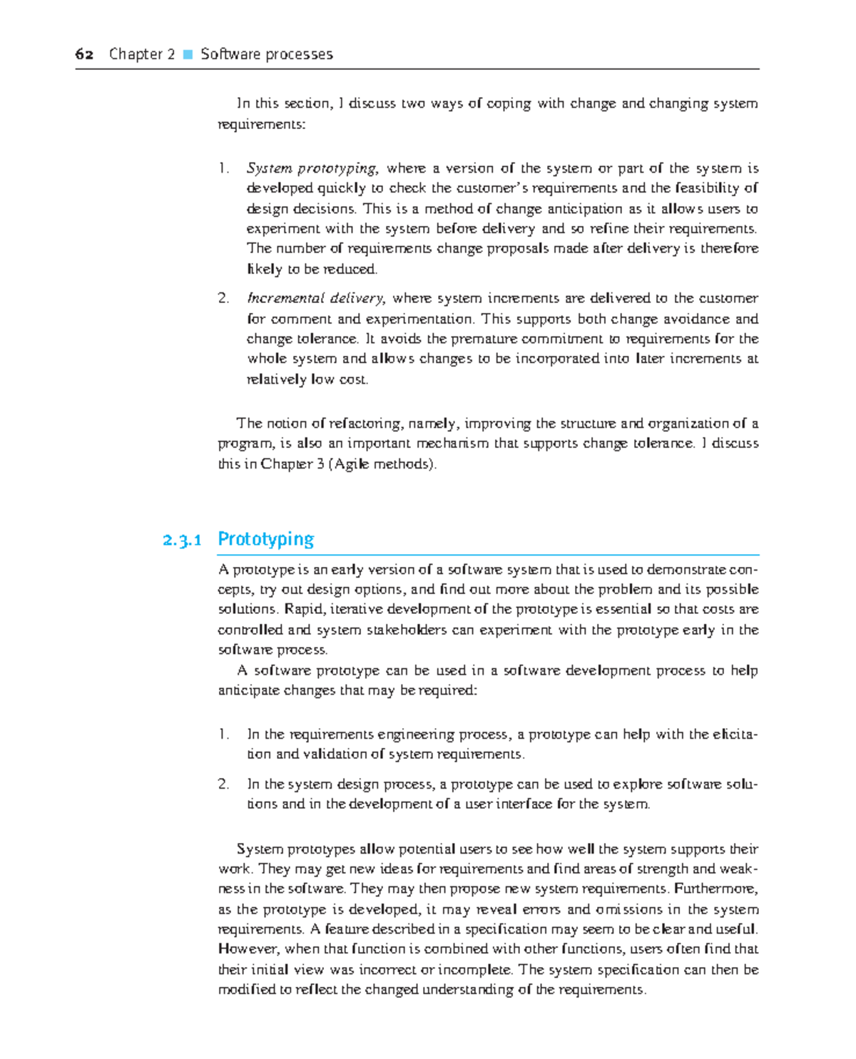 COEN 6311 - Lecture 5 - 62 Chapter 2 Software processes In this section, I discuss two ways of ...