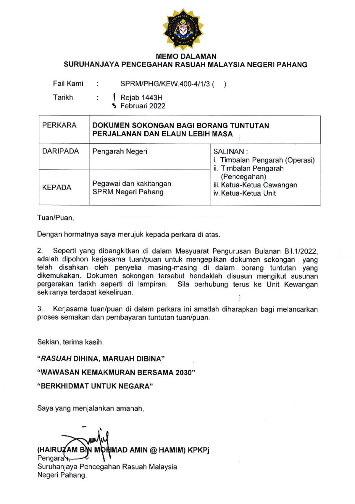 Dokumen Sokongan Borang Tuntutan - Law of Contract II - Studocu