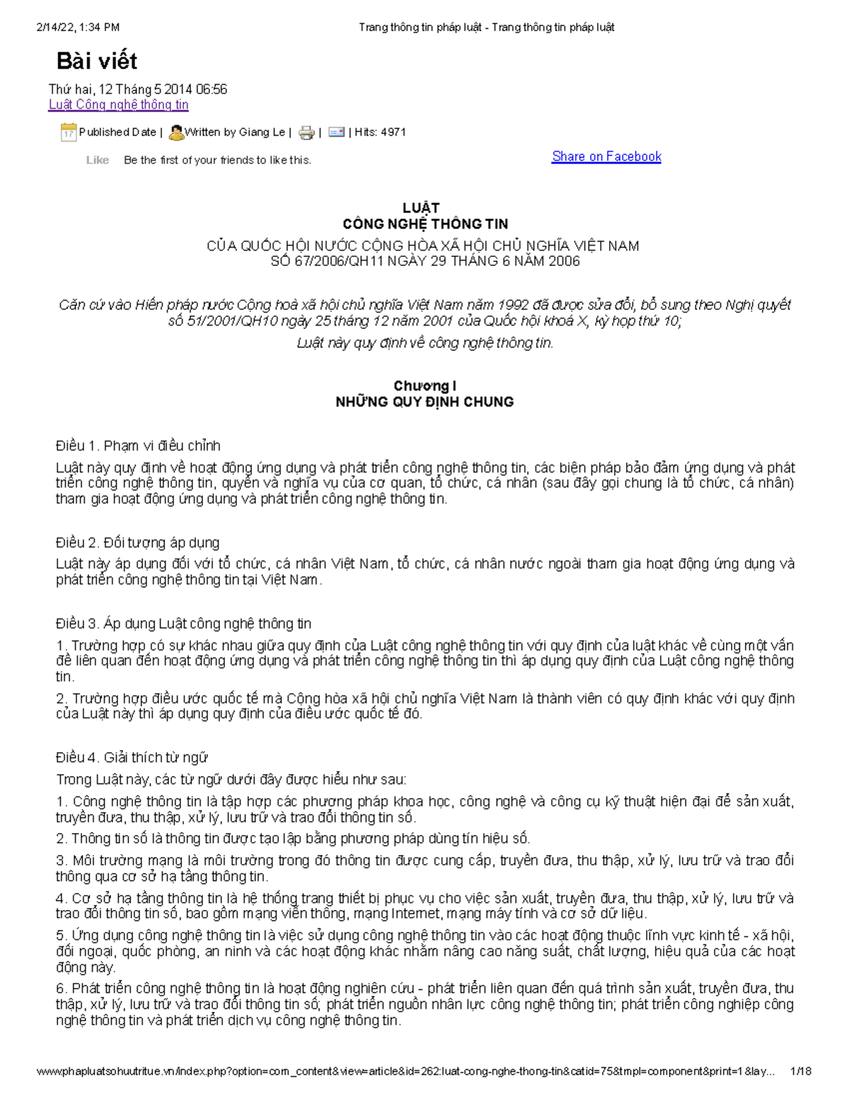 Luat CNTT 67 - .................... - - Studocu