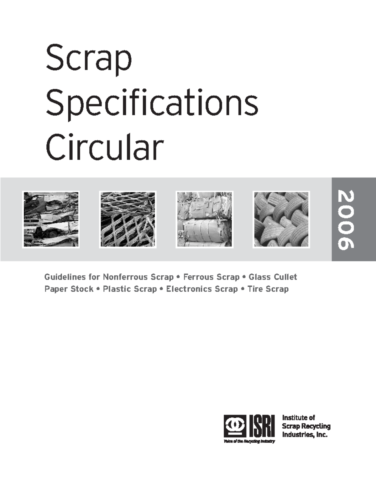 Scrap Specifications - Programa PYME del BID - Scrap Specifications ...