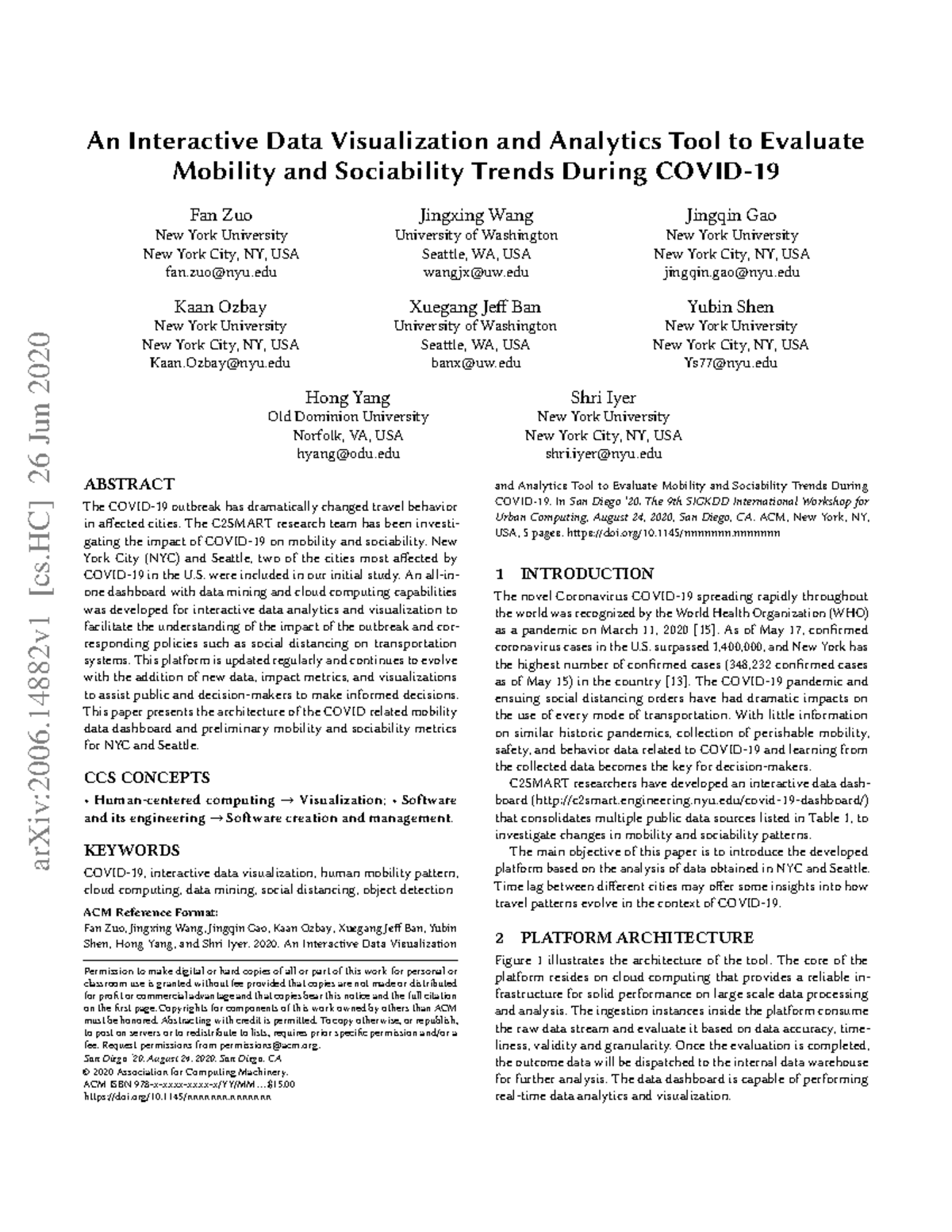 An Interactive Data Visualization and Analytics Tool to Evaluate ...