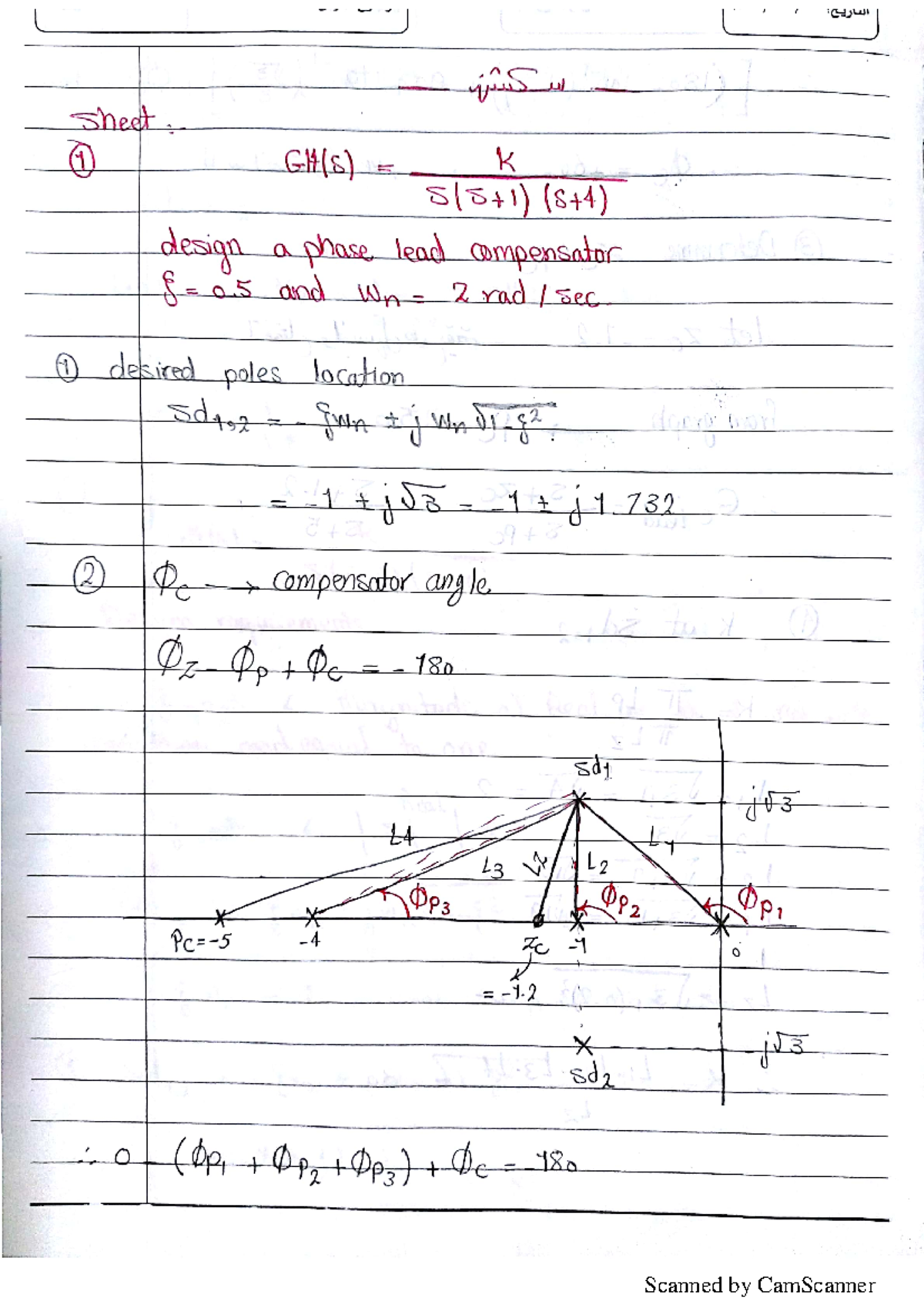 Sheet 4 solution - classical control - Studocu