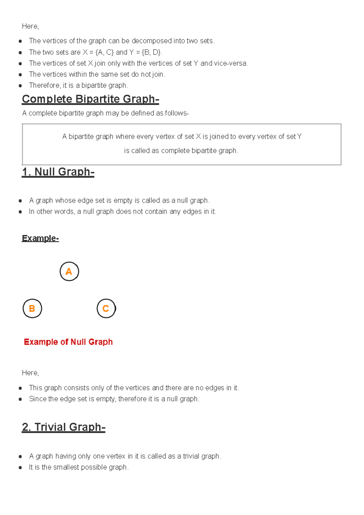 Graph definitions - BS Computer Science - Studocu