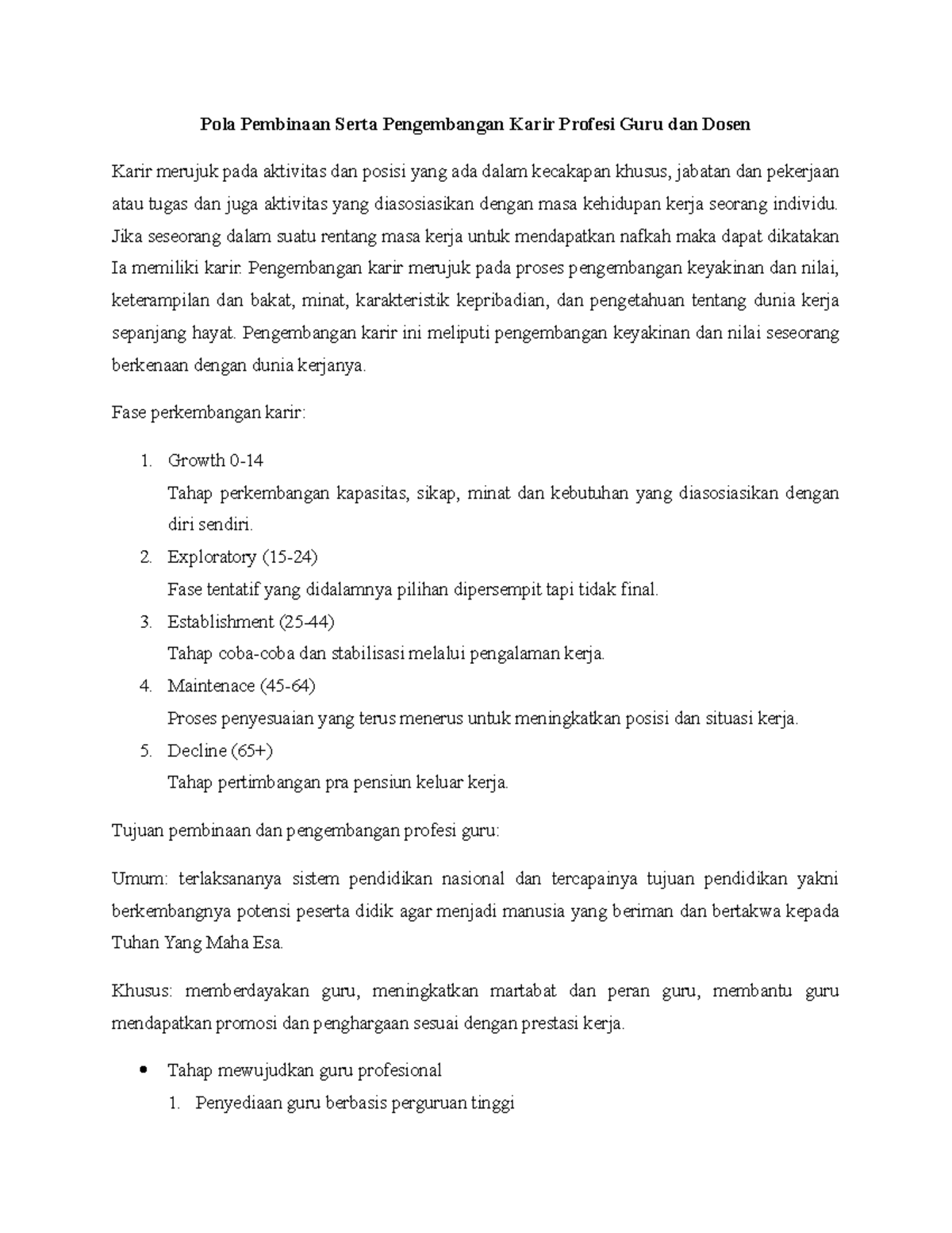 PPTK-Pola Pembinaan Serta Pengembangan Karir Profesi Guru dan Dosen ...