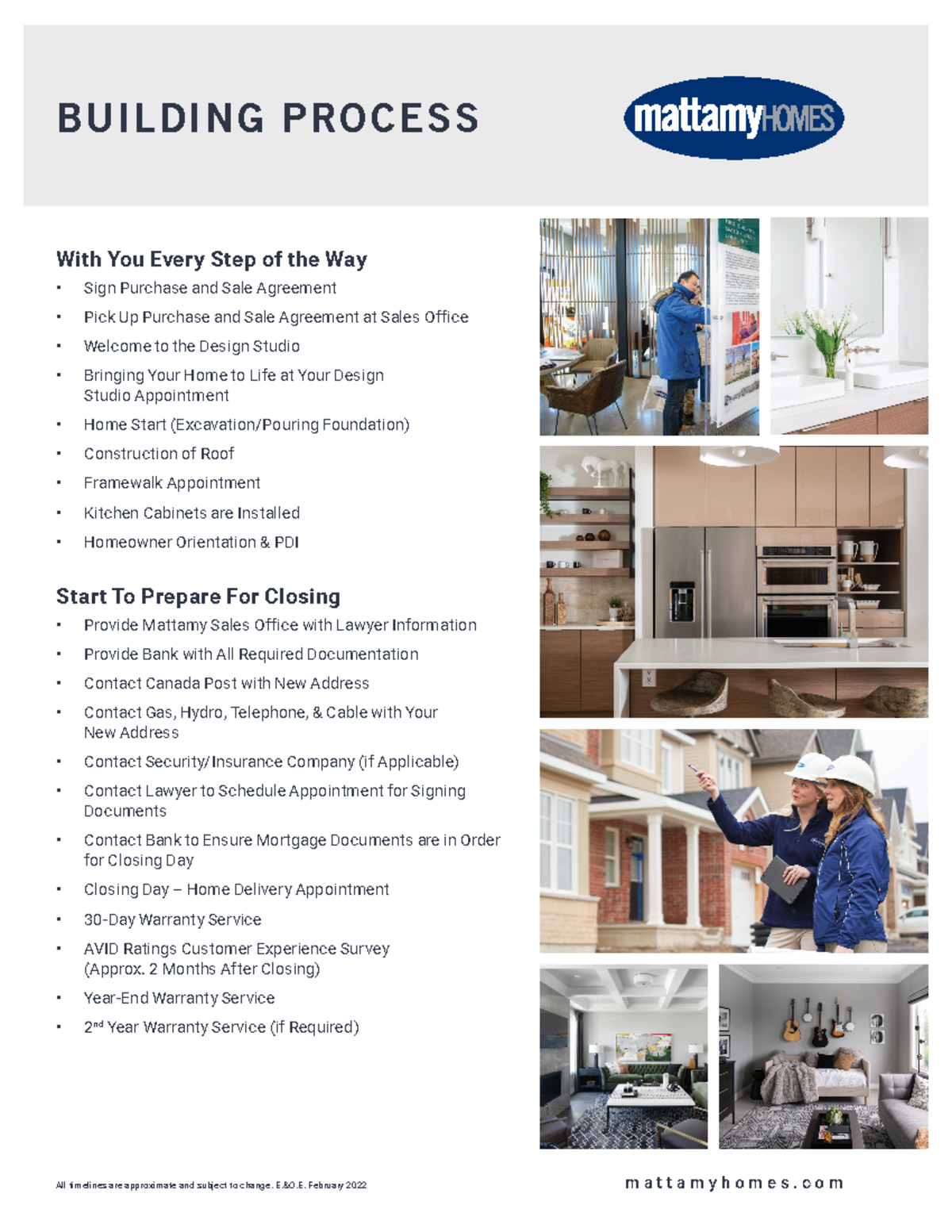 Building+Process+Handout - With You Every Step of the Way Sign Purchase ...