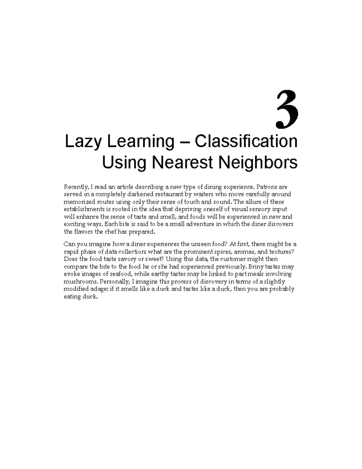 KNN - Essential for beginners, KNN - Lazy Learning – Classification Using Nearest Neighbors ...
