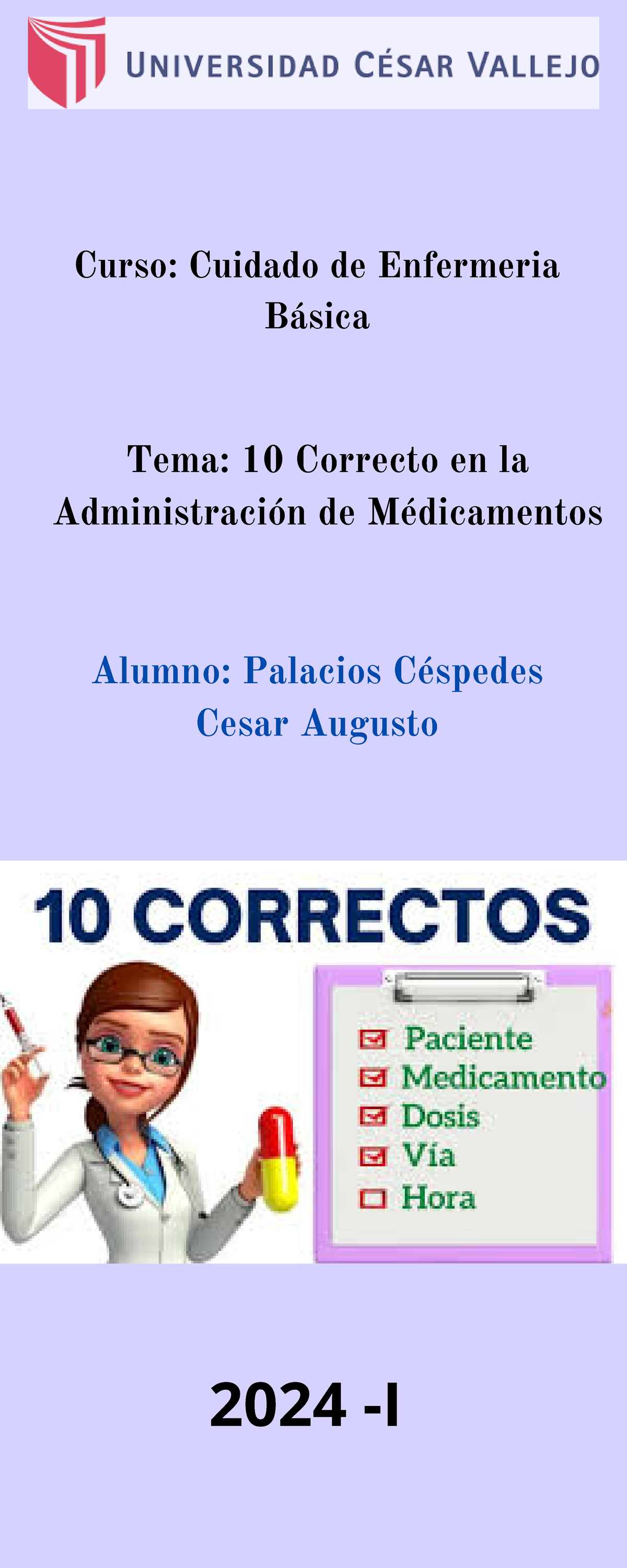 LOS 10 Correctos EN LA Administracion DE Medicamentos - Curso: Cuidado de Enfermeria Básica Tema ...