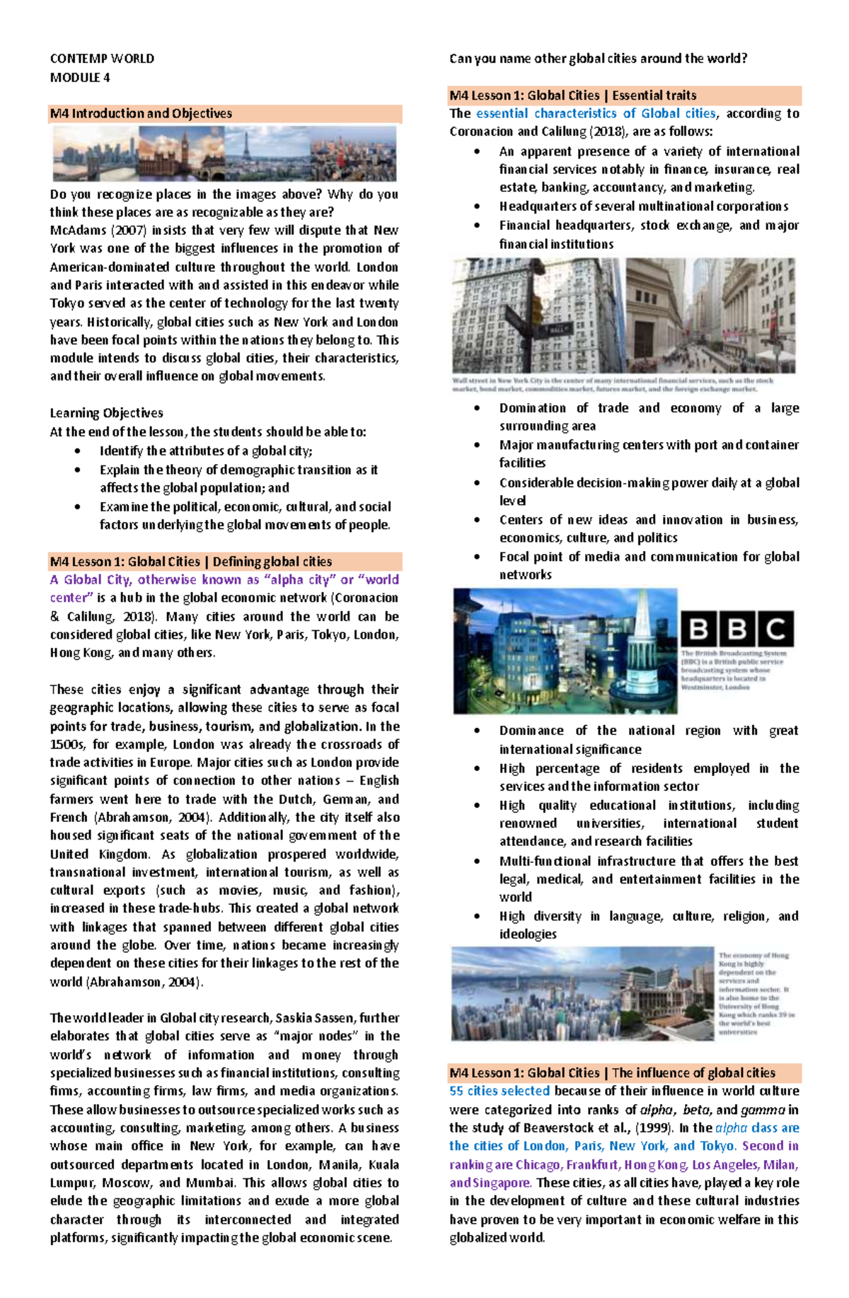 Module 4. Current Trends and Issues - CONTEMP WORLD MODULE 4 M4 ...