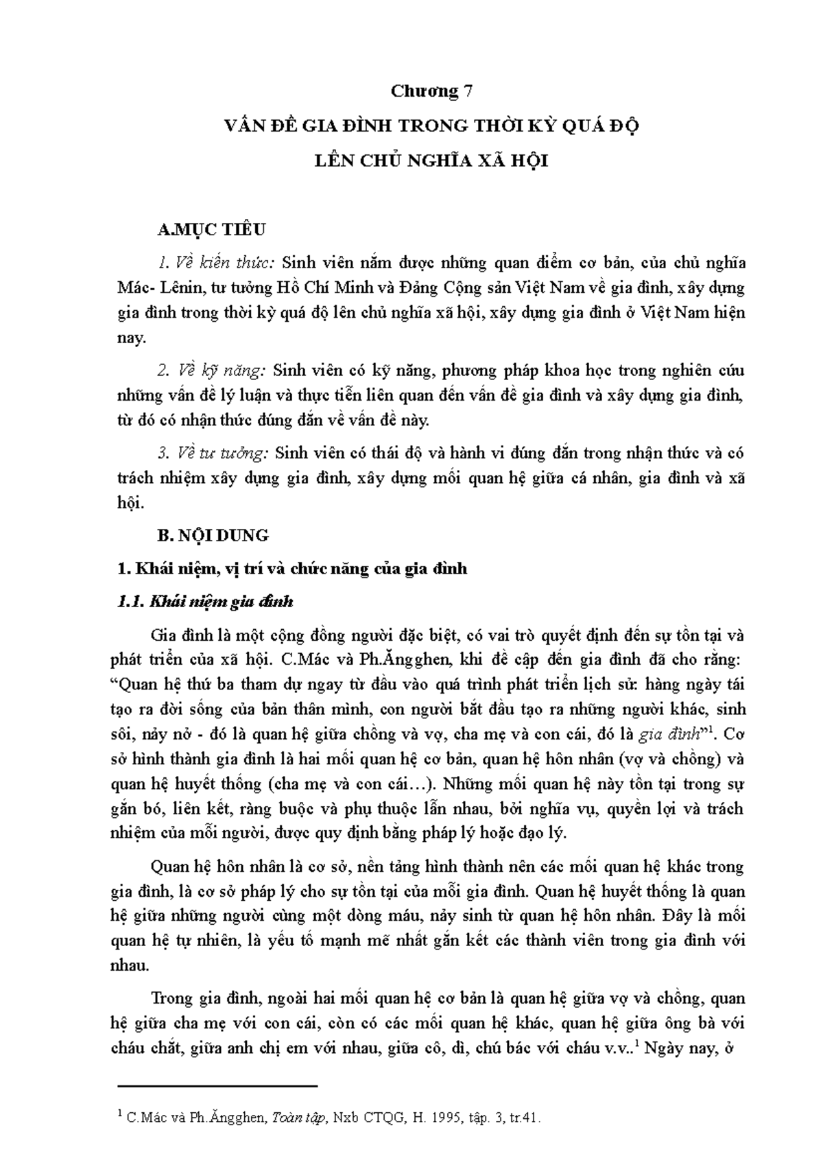 Chiasemoi.com giao-trinh-chu-nghia-xa-hoi-khoa-hoc (đã tách) - Chương 7 V숃ĀN Đ쨃 GIA ĐÌNH TRONG ...
