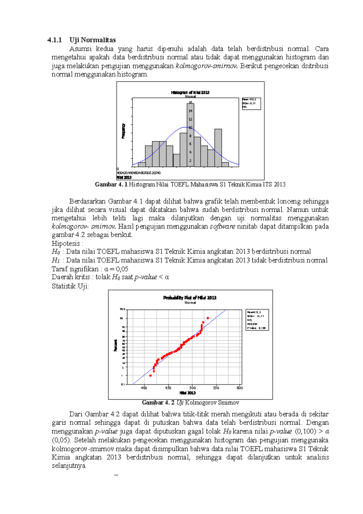 Pengendalian Kualitas Statistik Nilai Toefl Mahasiswa pembahasan ...