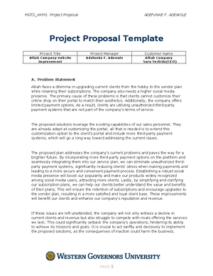 3-Task1-Sample Solution - MGT2_KKM1: Project Proposal Project Proposal ...