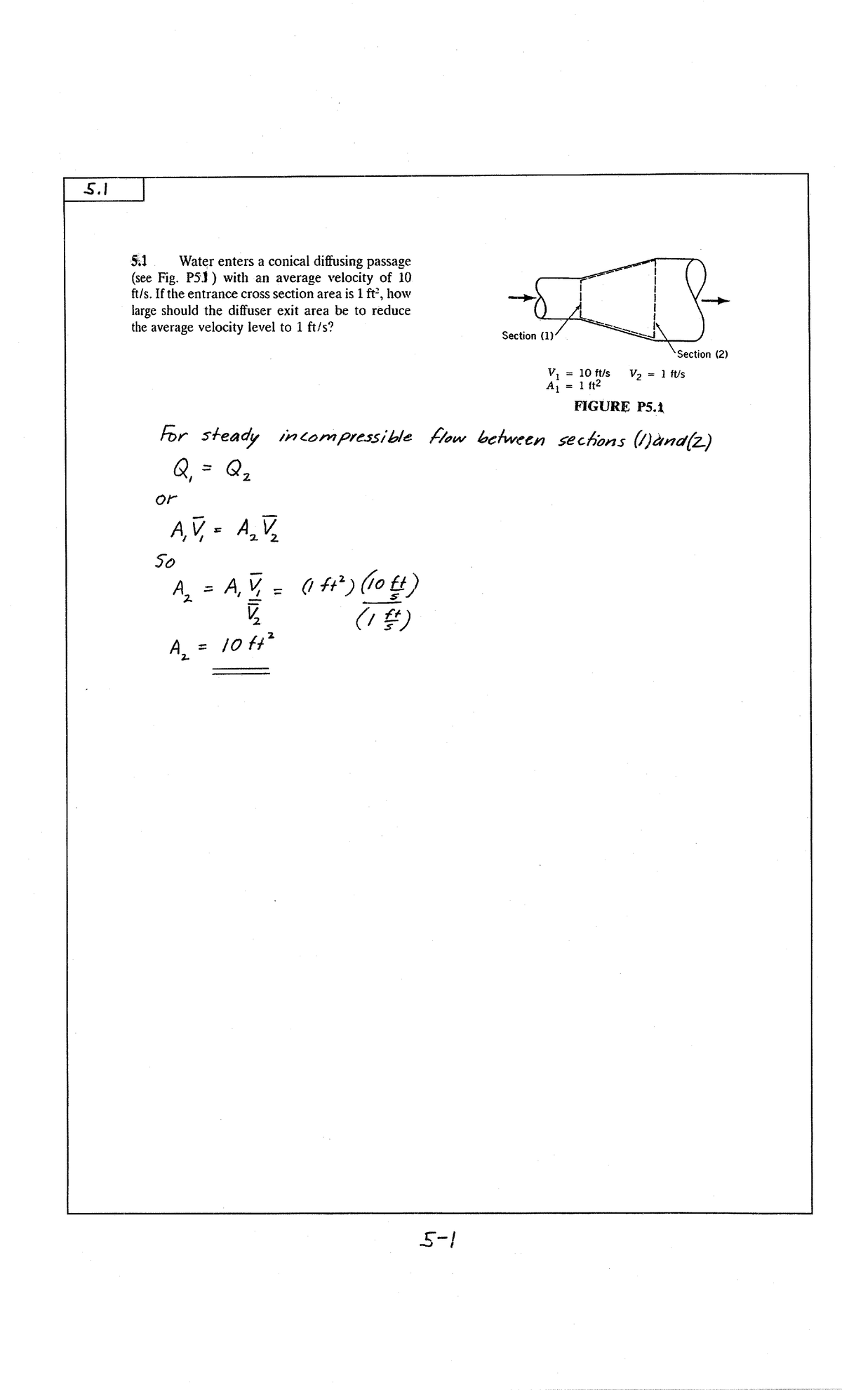 5 Finite Control Volume Analysis - Fluid Mechanics I - Studocu