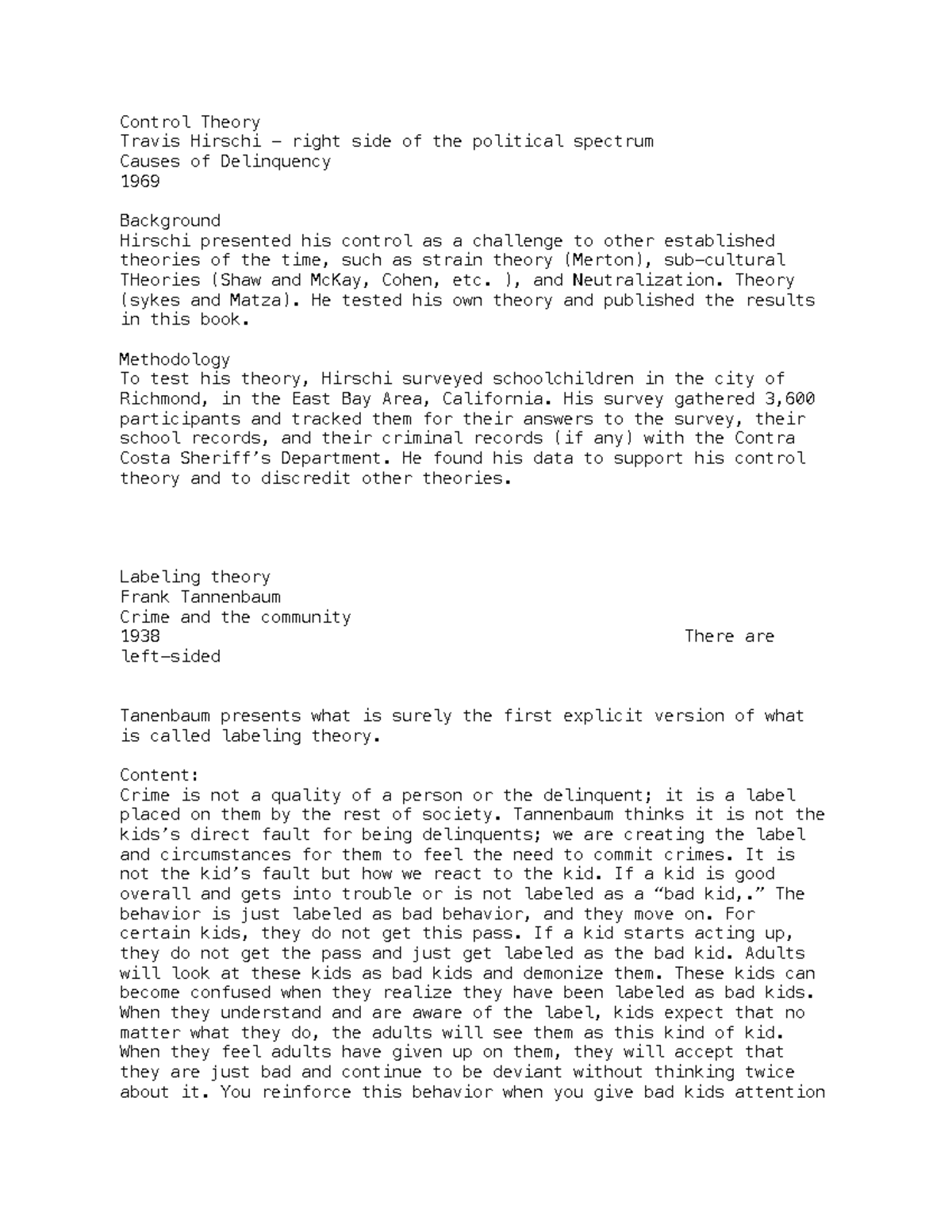 Control Theory - Midterm #2 - Control Theory Travis Hirschi - right ...