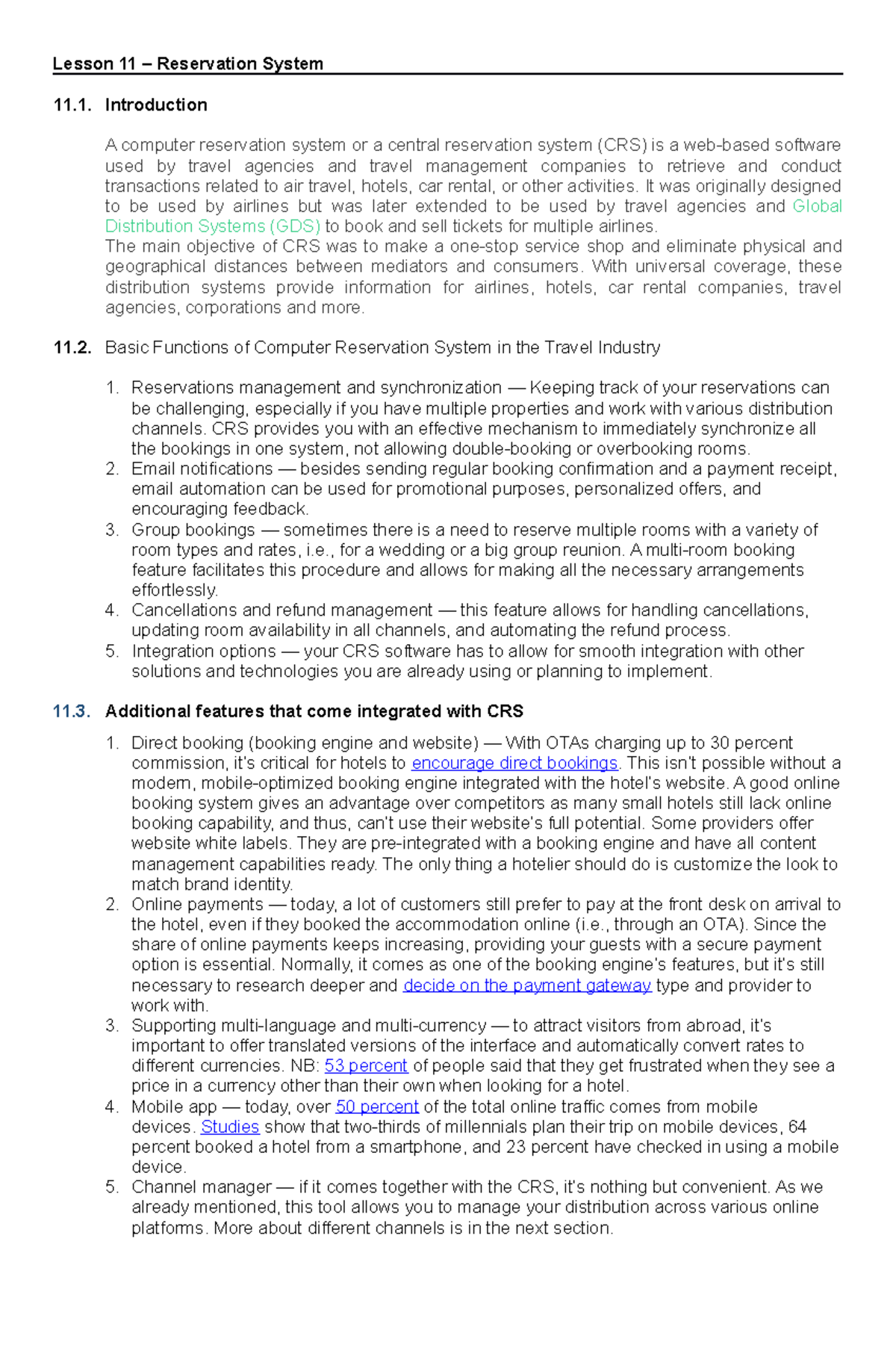 Lesson 11 - Reservation System - Lesson 11 – Reservation System 11 ...
