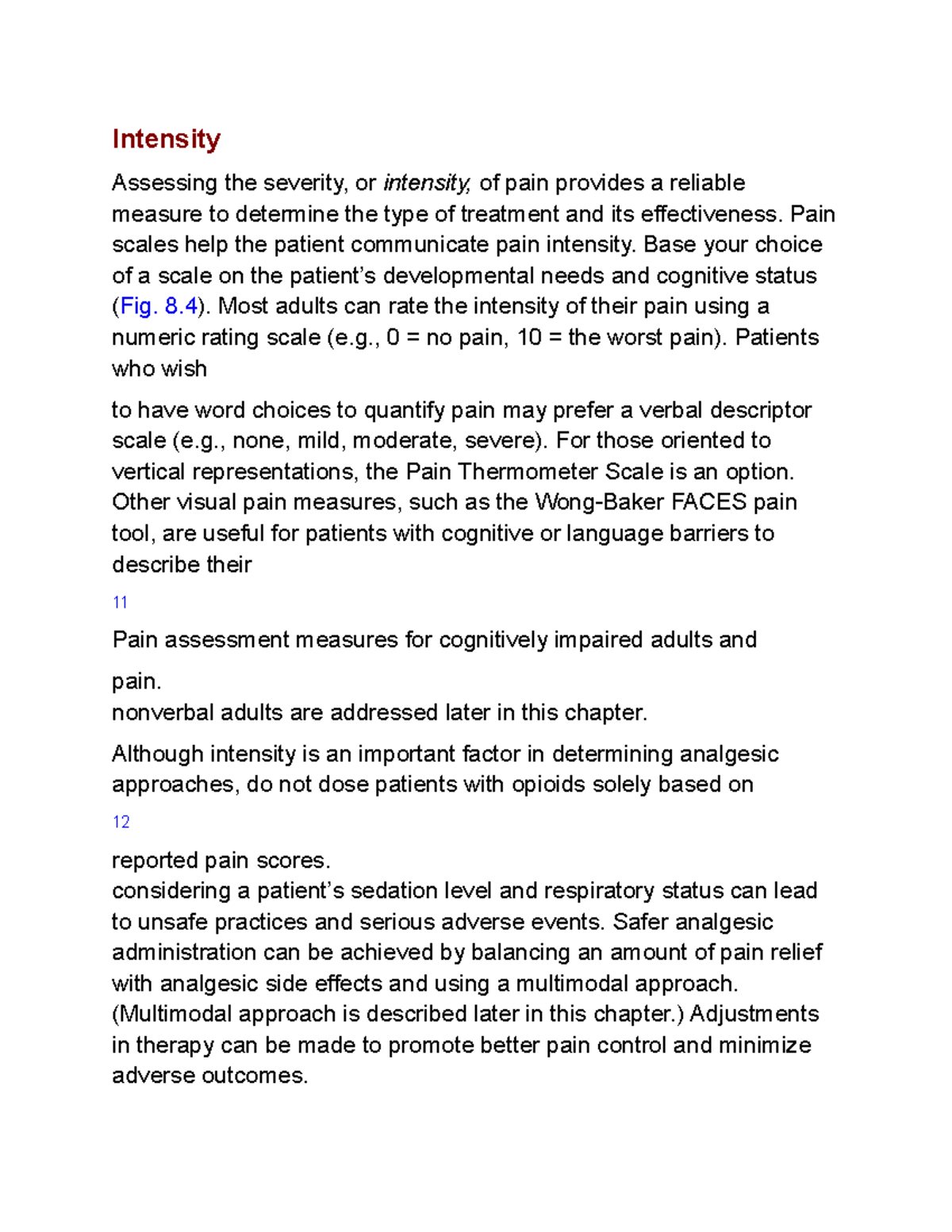 Intensity - carmines - Intensity Assessing the severity, or intensity ...