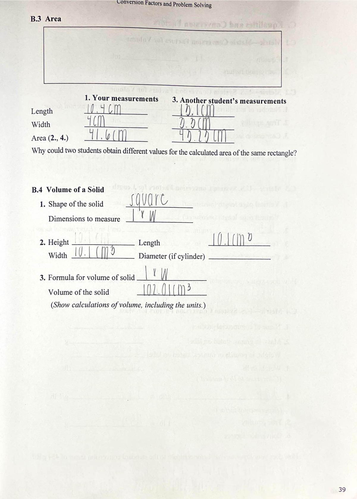 Sep 8, Doc 2 - Conversion factors and problem solving - Conversion Factors and Problem Solving B ...