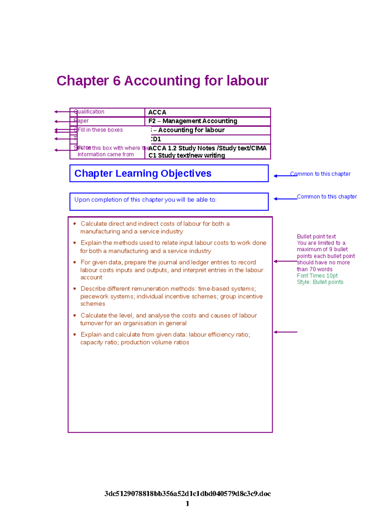 Accounting For Labour - Chapter 6 Accounting for labour ...