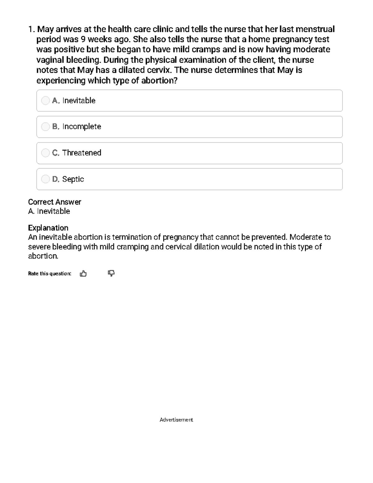 NLOA 1 - Test banks for Community Health Nursing - 1. May arrives at ...