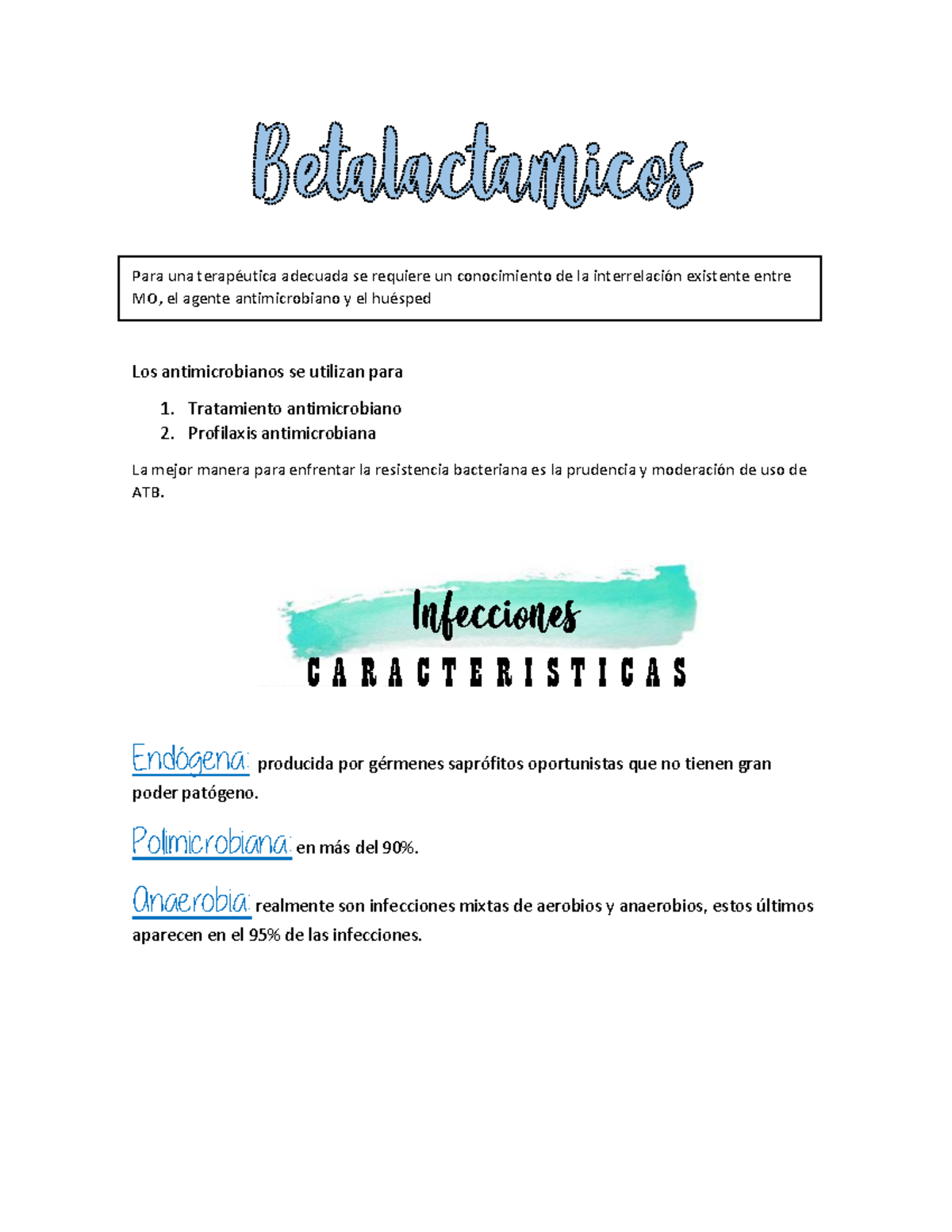 Betalactamicos - Triangulo de Davis Penicilinas: mecanismo de acción ...
