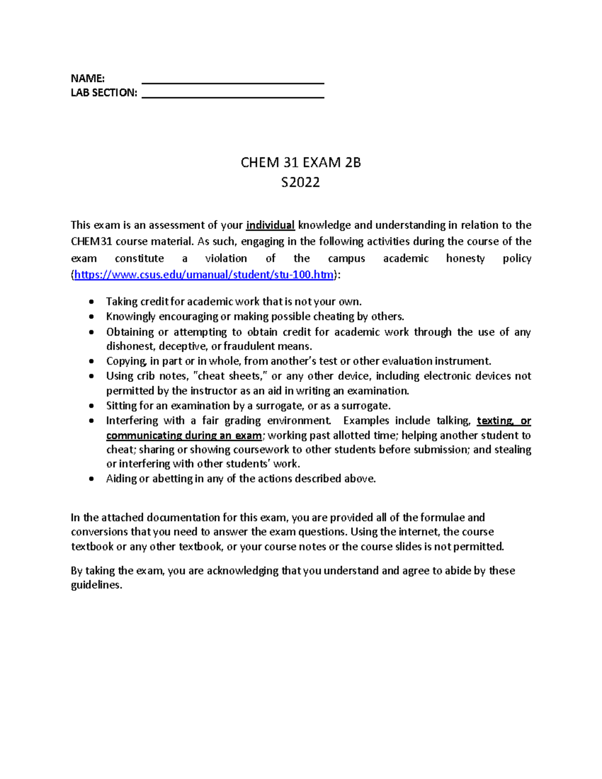 Exam 2B S2022 Full Key - exam 2 with its key - NAME ...