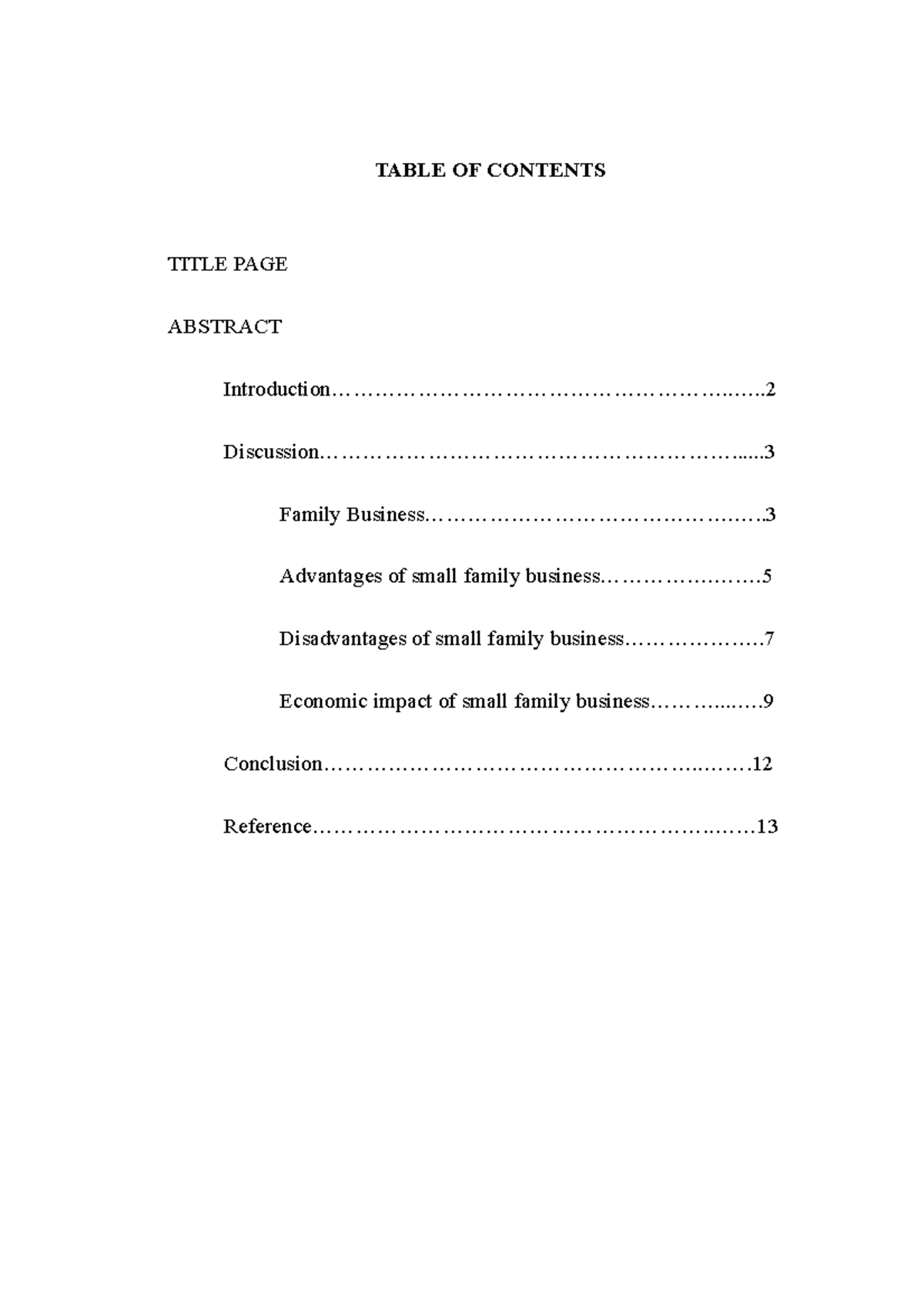 Management- Final - None - TABLE OF CONTENTS TITLE PAGE ABSTRACT - Studocu