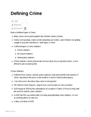 Crime Criminal Justice and Criminology - Crime, Criminal Justice, and ...