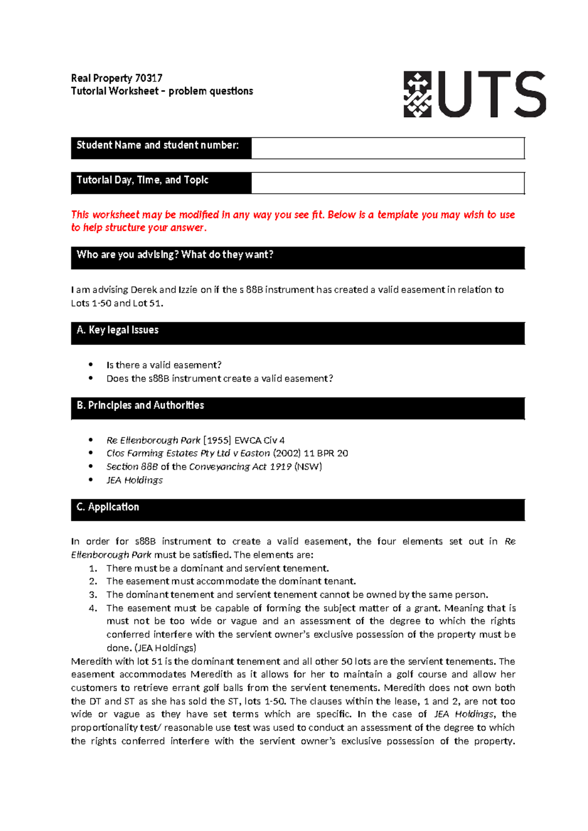 RP Tut6 - Tutorial assignment every week - regarding week 6 content ...