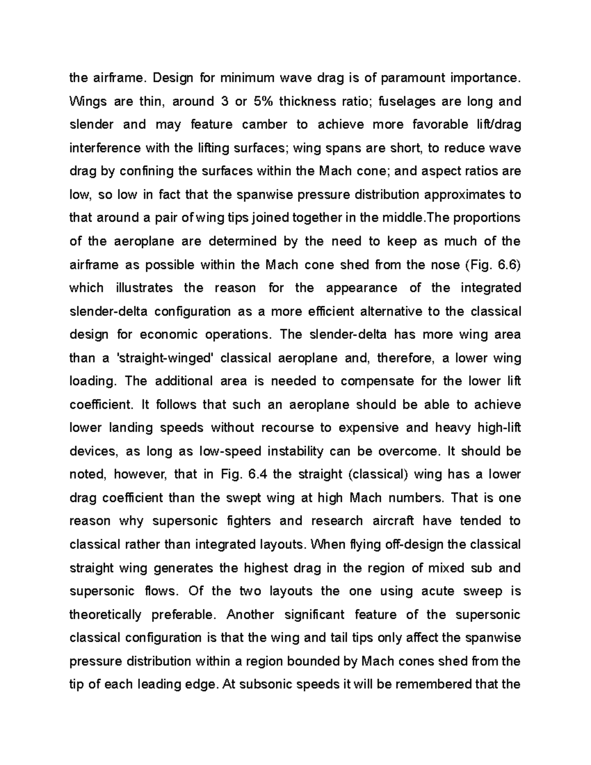 Fundamentals of Aeronautics lecture note 8 - the airframe. Design for ...