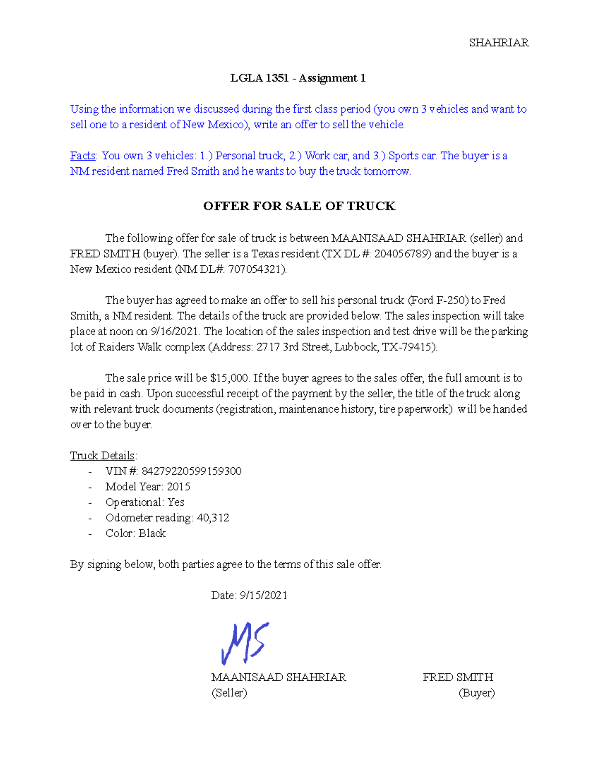 Lgla 1351 Assignment 1 Shahriar Lgla 1351 Assignment 1 Using The