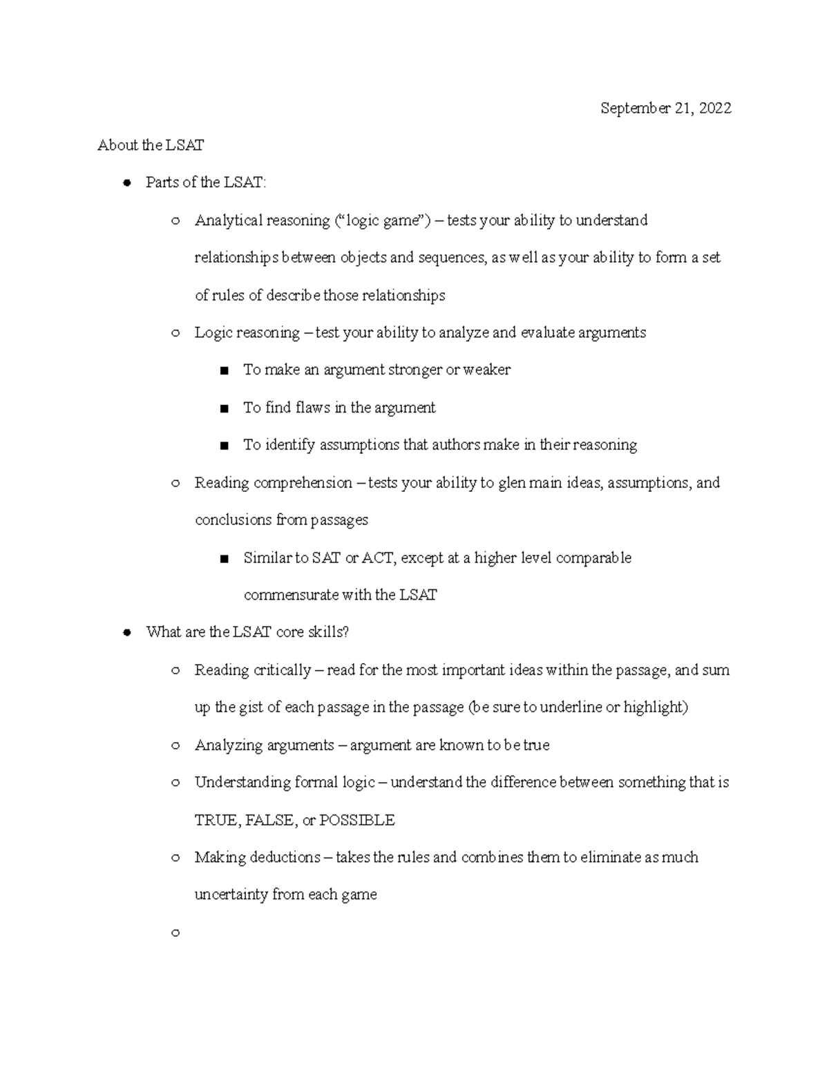 About THE LSAT - Khan Academy - LSAT Prep - September 21, 2022 About the LSAT Parts of the LSAT ...