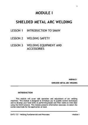 Module 2 Lesson 4 to 5 - MODULE II Oxy-acetylene Welding Process Lesson ...