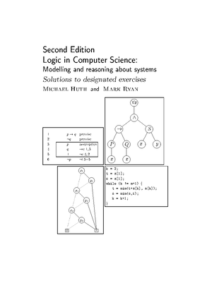 HON SEM VI HCSC601 DF May2023 - Logic for Computer Science - Studocu