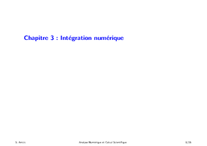 Analyse numérique et calcul scientifique - Chapitre 1 - Chapitre 1 : R ́esolution num ́erique ...