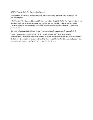 SPM 312 - Chapter 3 - Michael Smucker - SPM 312 | February 8, 2023 Chapter 3: Solving Problems ...