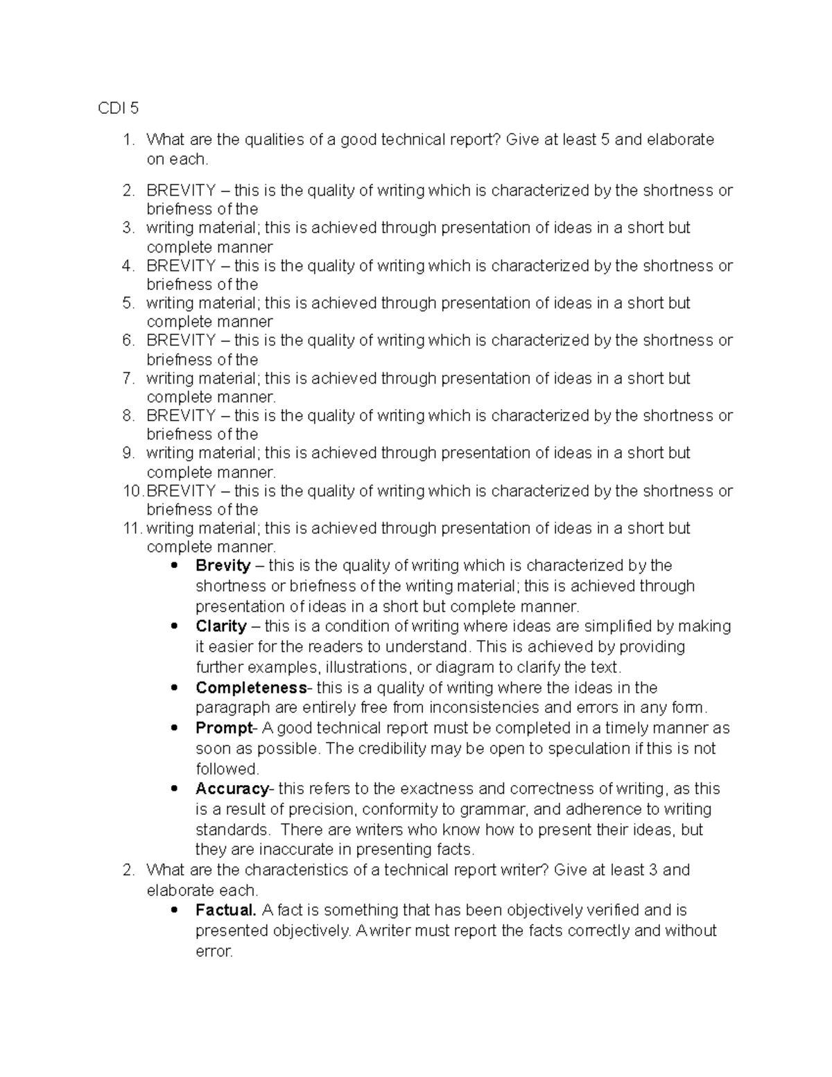CDI 5 at Seatwork ng bebe ko - CDI 5 What are the qualities of a good ...