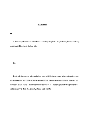 C721 Task - C721 Task 1 - Change Management Performance Assessment A ...