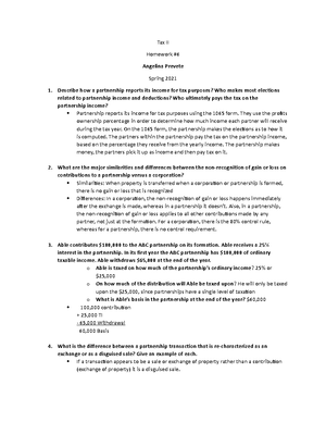 Chapter 14 Tax notes - Chapter 14 Tax notes - Sole proprietorship ...