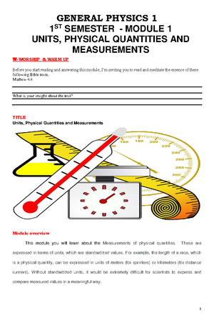 Gen Physics Vectors AND Vector Addition - General Physics 1 1 st ...