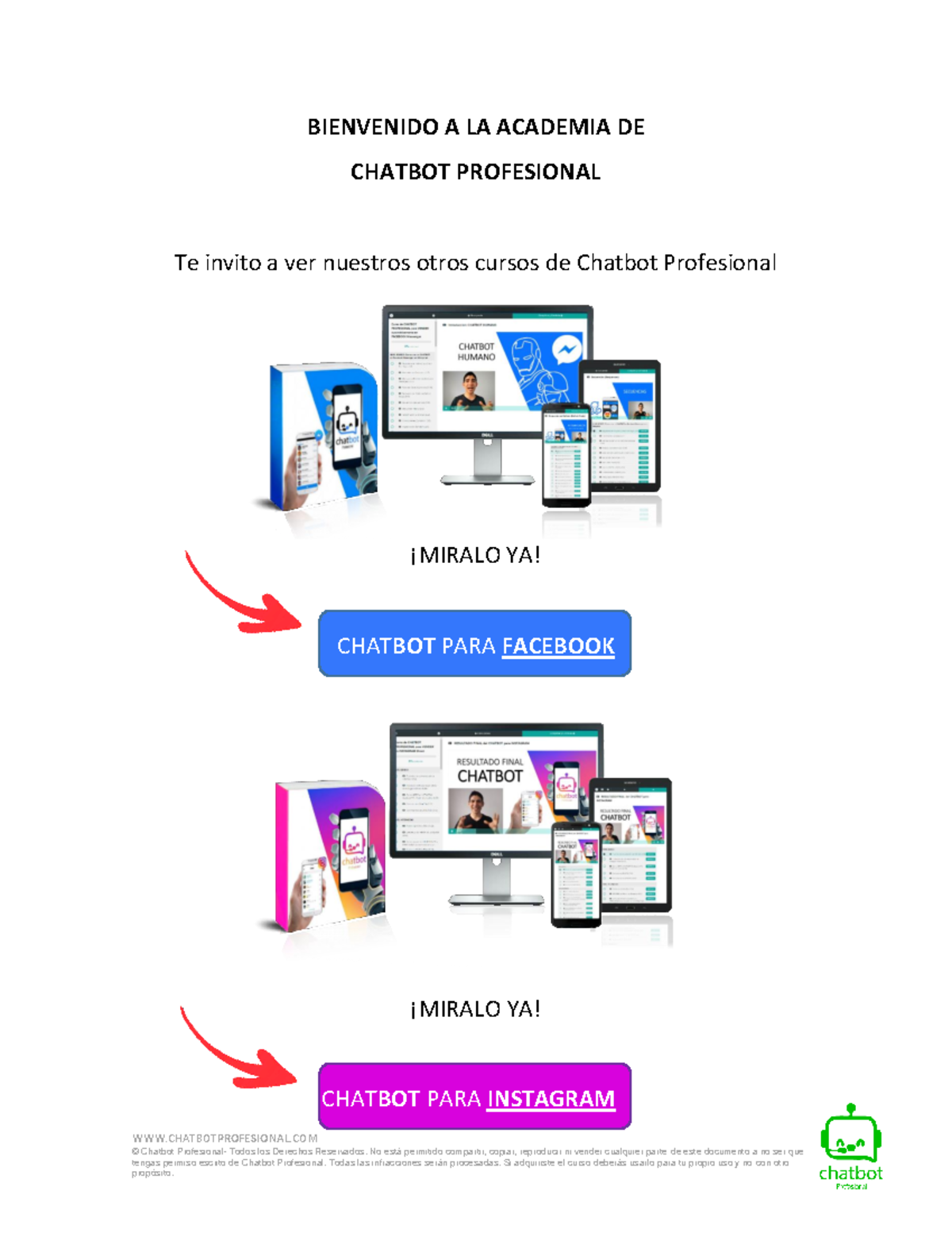 GUIA Chatbot Whatsapp - Version 3 - WWW.CHATBOTPROFESIONAL © Chatbot ...