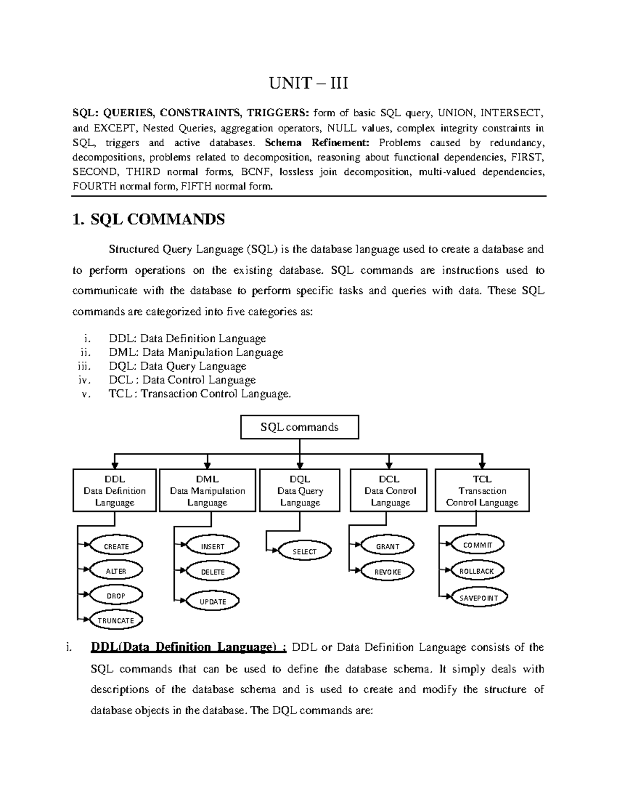 UNIT 3 notes - Computer Organizaytion and Architecture - CREATE INSERT ...