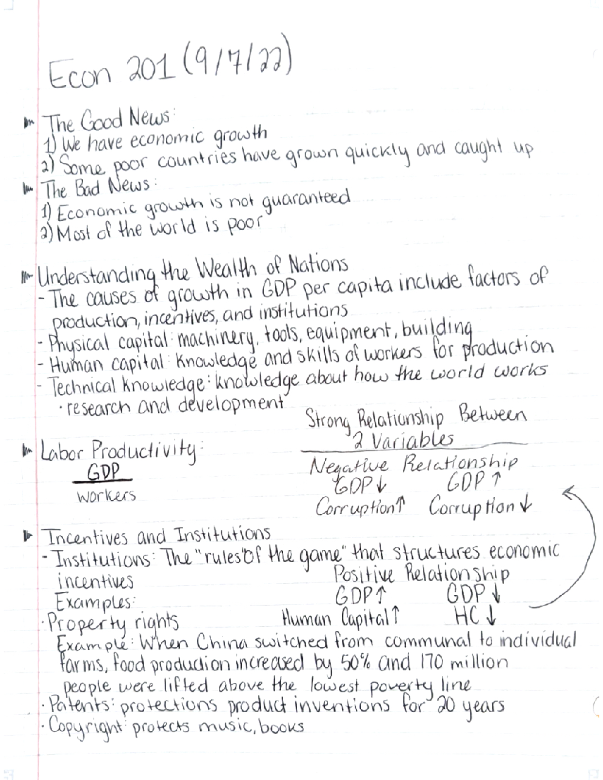 Econ Government Notes - ECON 201 - Southeastern - Studocu