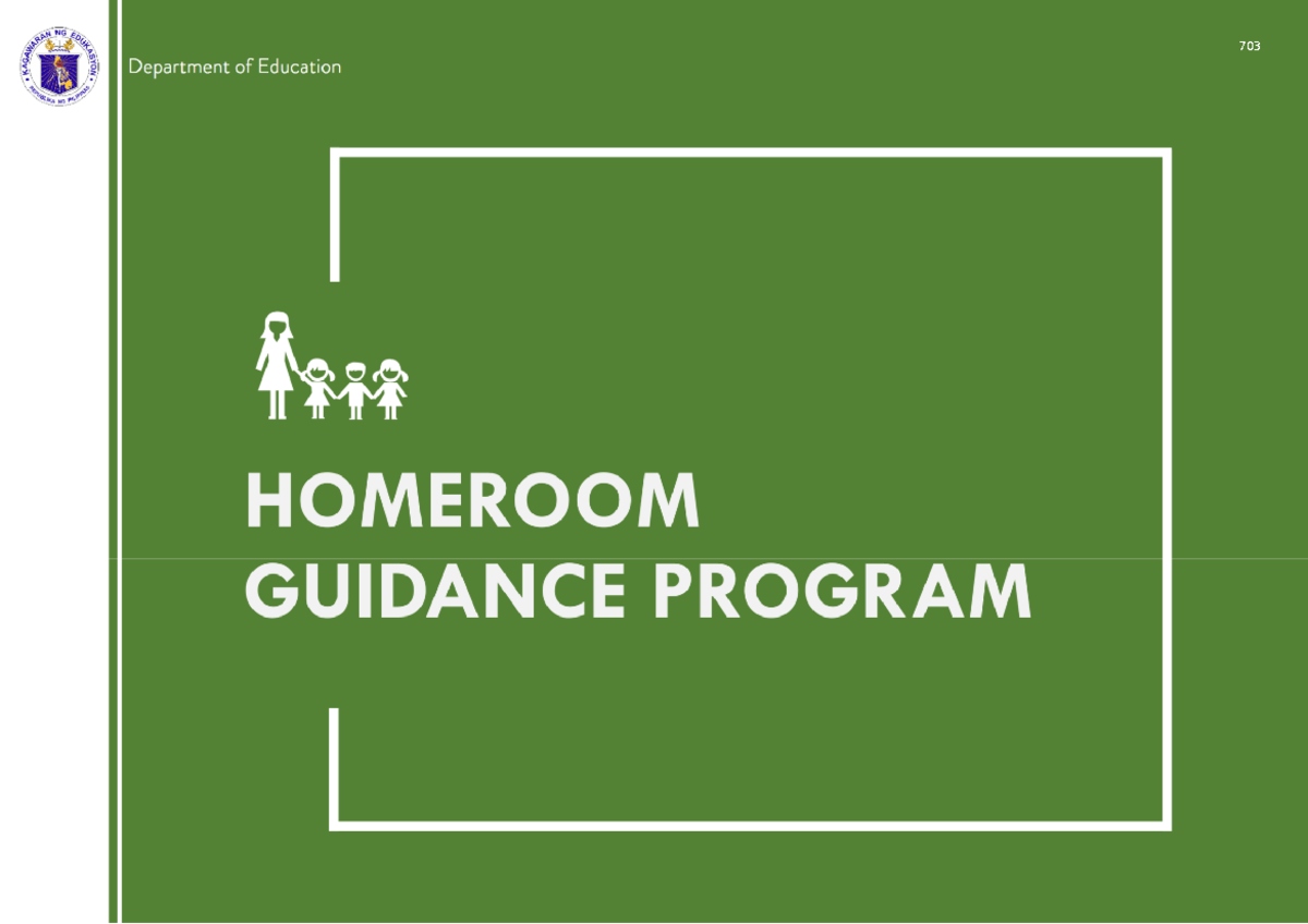 K To 12 Melcs With CG Codes Homeroom Guidance Program Grade Level 