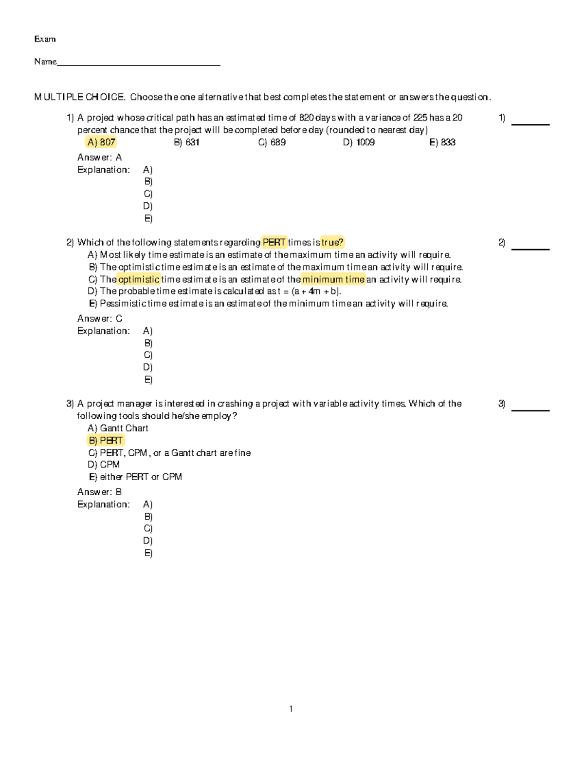C3 - tests - Exam Name___________________________________ MULTIPLE ...