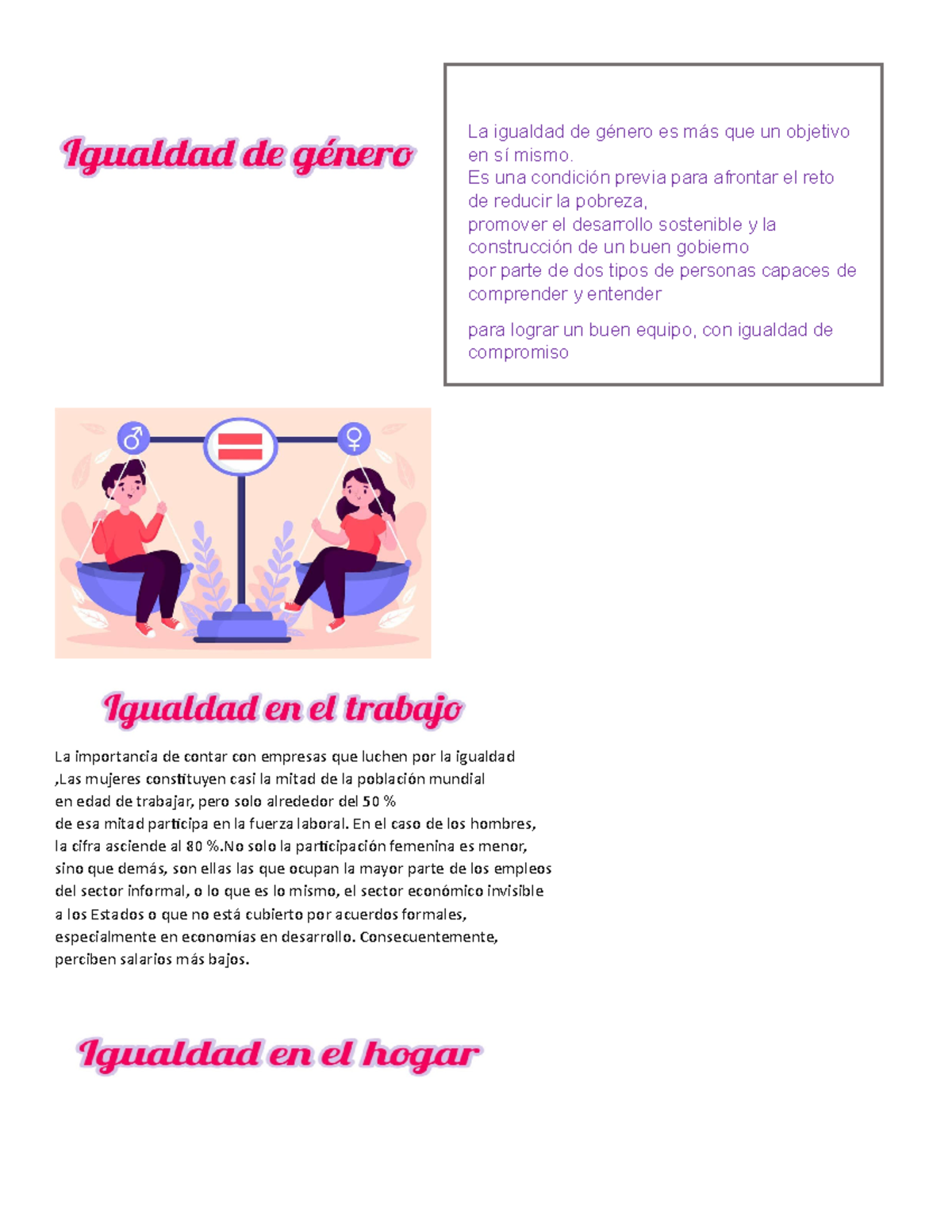 Igualdad de genero - oknnn - La importancia de contar con empresas que ...