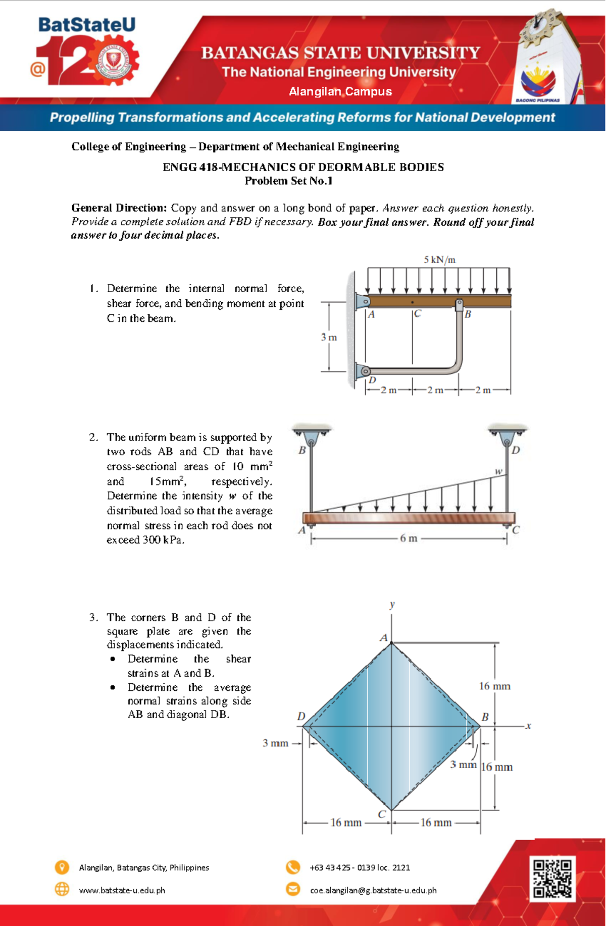 PSET 1 - Problem Set - College of Engineering – Department of ... PSET 1 - Problem Set - College of Engineering – Department of ...